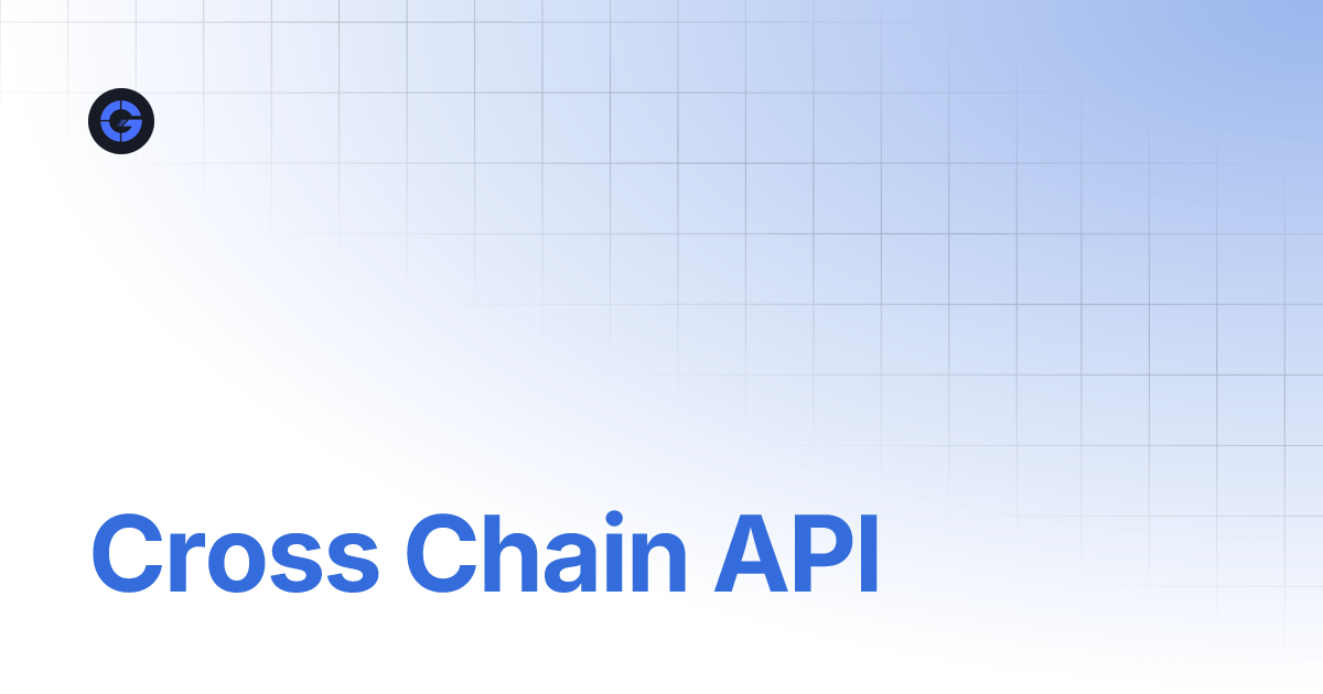 Cross Chain API | 0xGen Docs